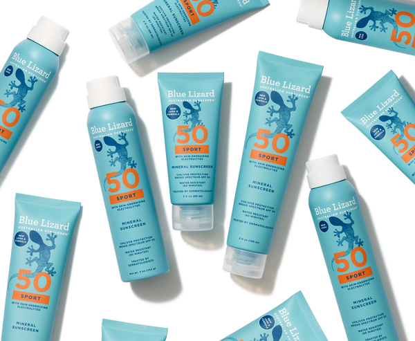 Sensitive SPF 50 Mineral Sunscreen Lotion | Blue Lizard US