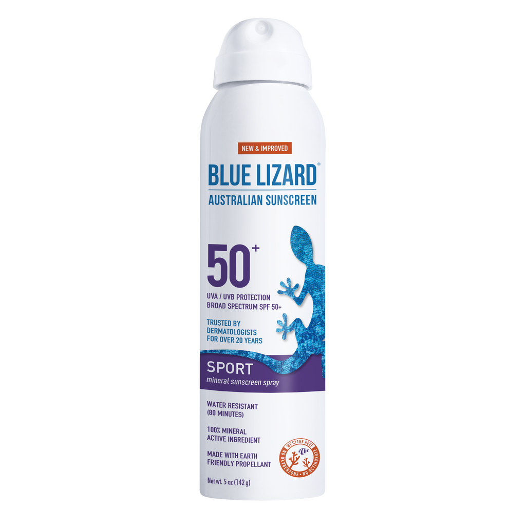 Sport SPF 50+ Mineral Sunscreen Spray 5 oz | Blue Lizard