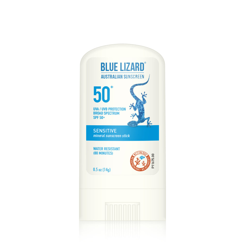 Sensitive SPF 50+ Mineral Sunscreen 0.5oz Stick | Blue Lizard